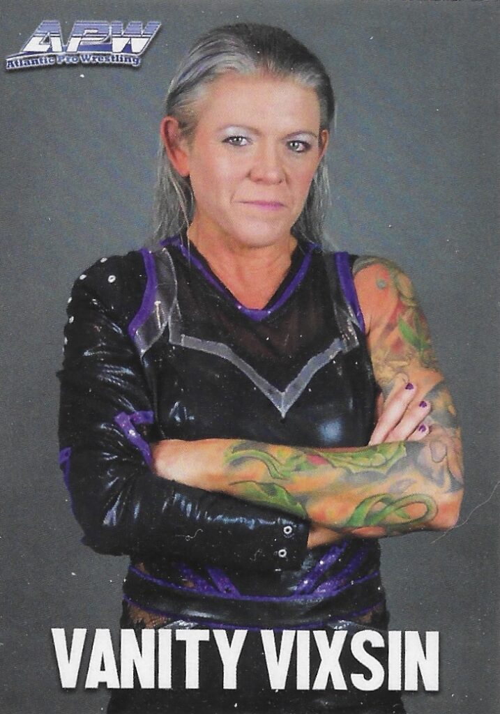 APW ATLANTIC PRO WRESTLING 2022 – VANITY VIXSIN | CRAZY CARD COLLECTOR®
