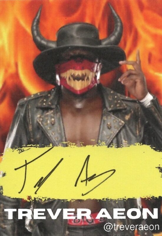 THE SEATED SENTON AUTHENTIC AUTOGRAPH PRO WRESTLING TRADING CARDS 2022 ...