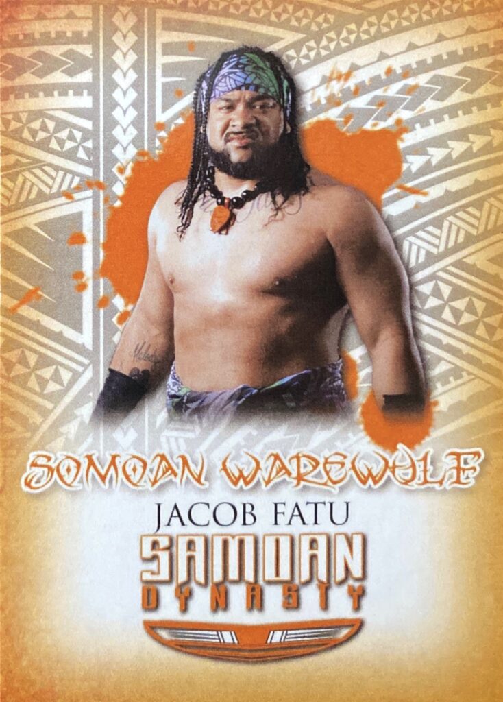 KAGEGFX SAMOAN DYNASTY 2020 – JACOB FATU – SOMOAN WAREWULF | CRAZY CARD ...