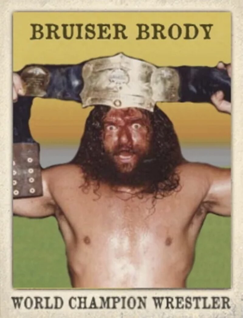 LJACARDS WORLD CHAMPION WRESTLERS SERIES 1 2023 – BRUISER BRODY | CRAZY ...