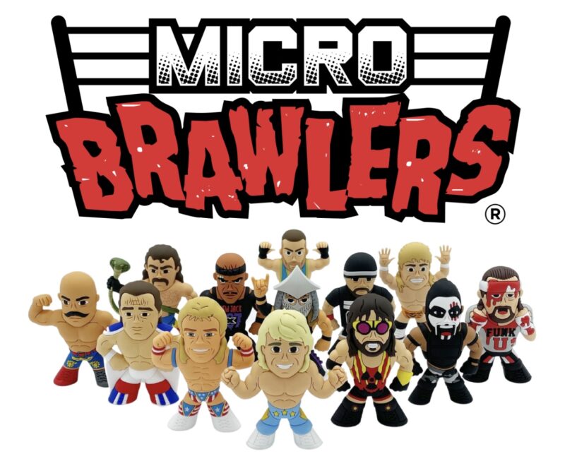 PRO WRESTLING TEES MICRO BRAWLERS FIGURES 2020-2023 | CRAZY CARD COLLECTOR®