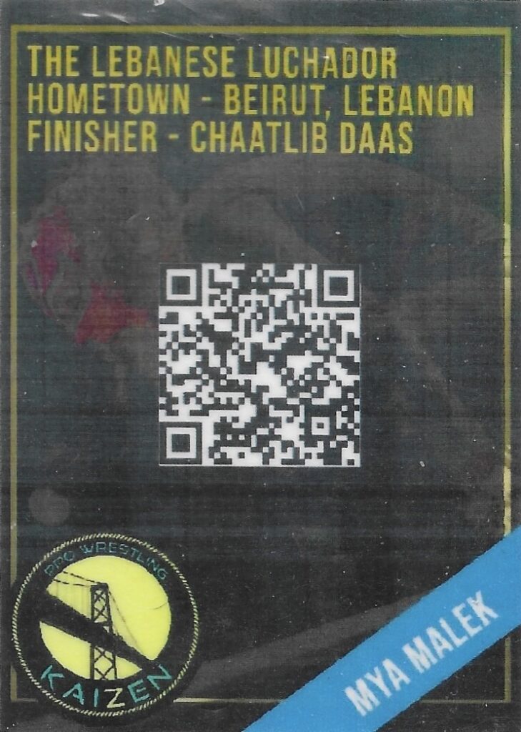 KAIZEN PRO WRESTLING SERIES 4 2023 – MYA MALEK | CRAZY CARD COLLECTOR®