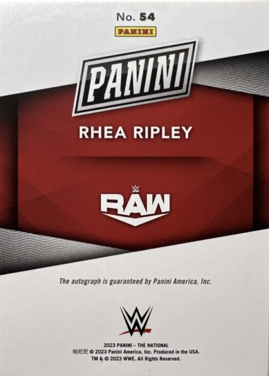 WWE PANINI THE NATIONAL CONVENTION WRAPPER REDEMPTION PROGRAM 2023 ...