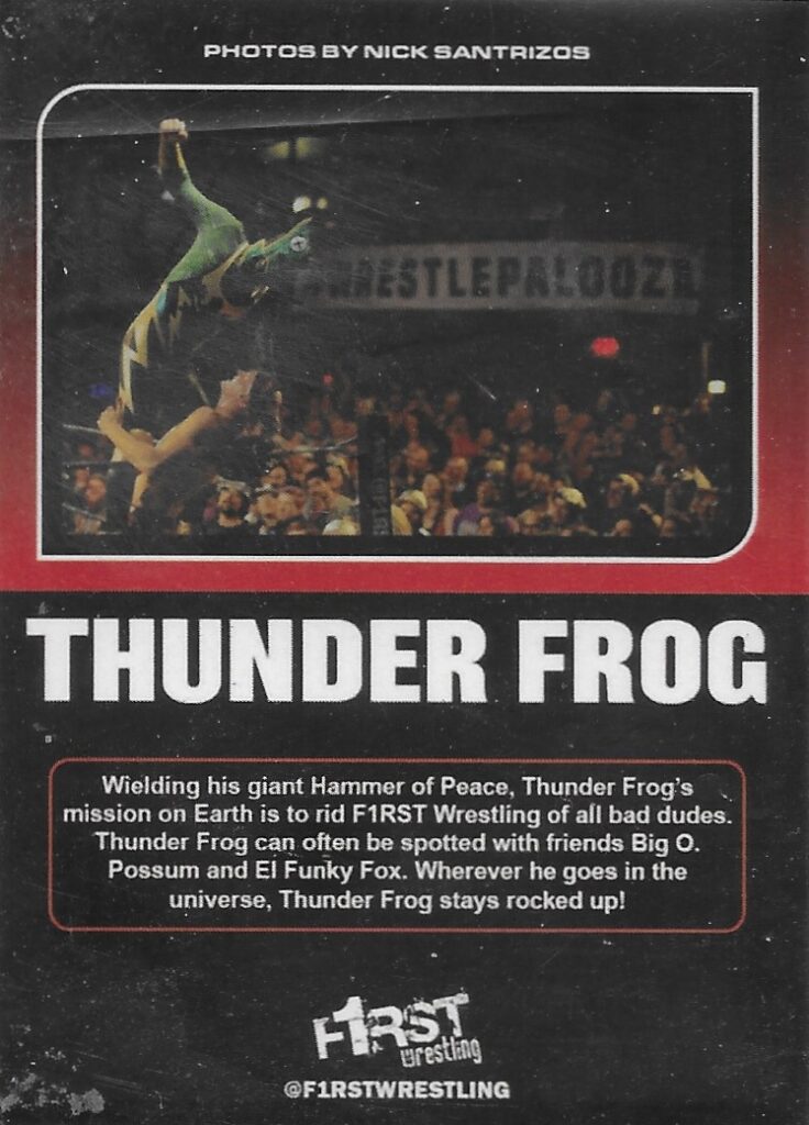 F1RST WRESTLING OFFICIAL TRADING CARDS 2024 – THUNDER FROG | CRAZY CARD ...